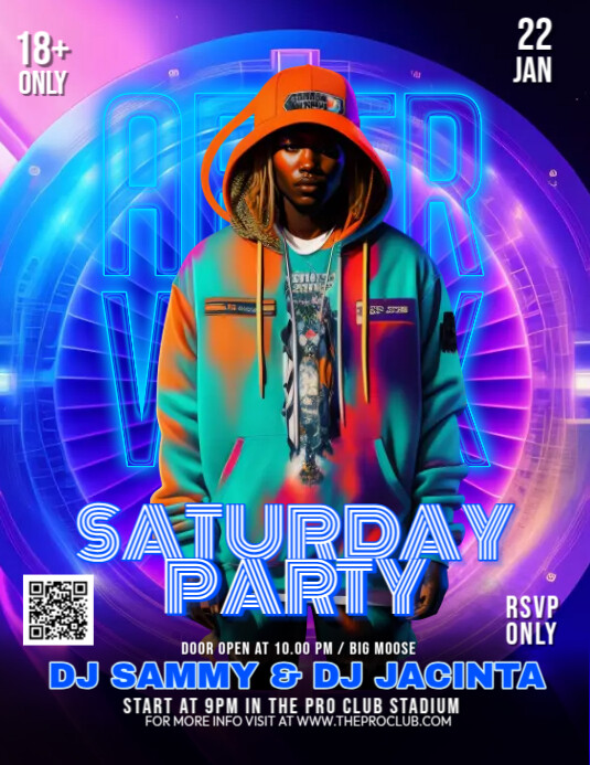 Copy of Saturday Party Flyer | PosterMyWall