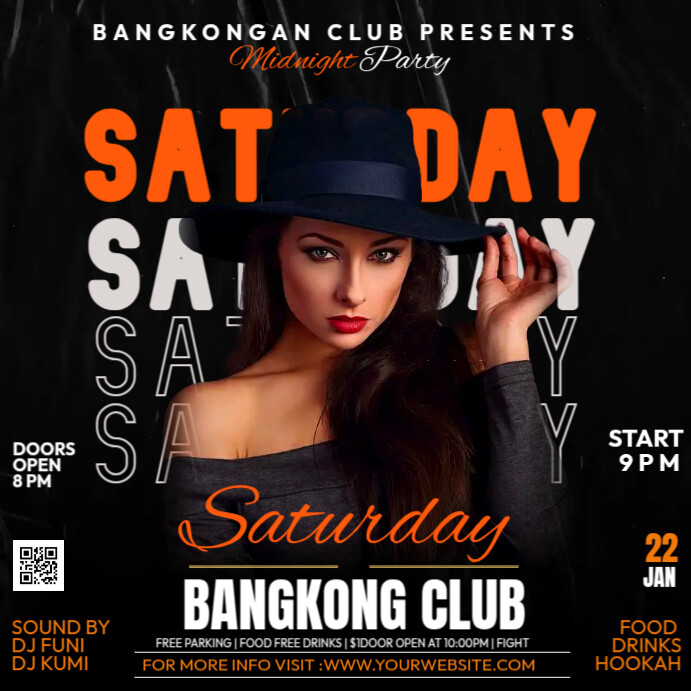 Saturday Party Flyer Template | PosterMyWall