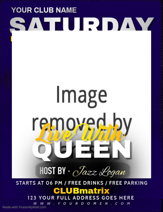 saturday party night Template | PosterMyWall