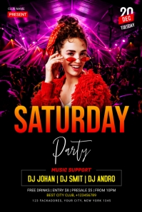 Dj Party Poster Template | PosterMyWall