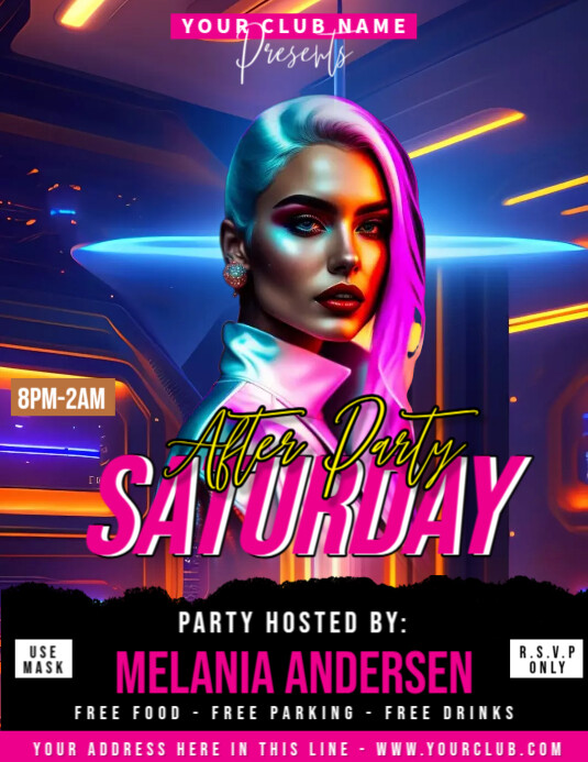 Saturday Party Template | PosterMyWall