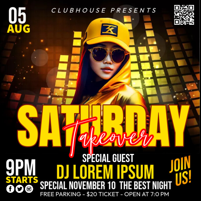 saturday.a Template | PosterMyWall