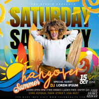 saturday hangover.a Template | PosterMyWall