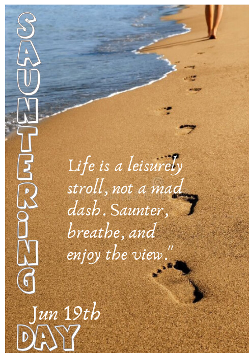 Sauntering day Template | PosterMyWall