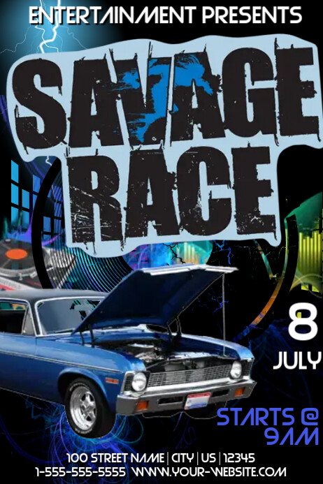 Savage Race Event Template | PosterMyWall