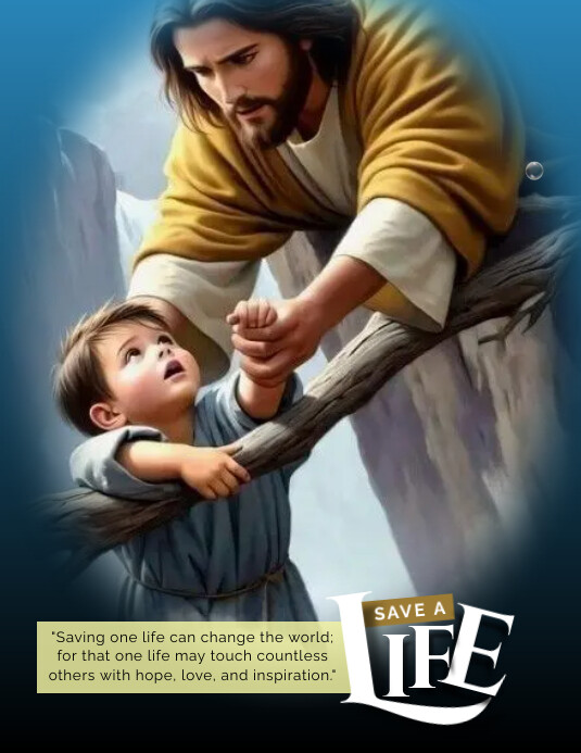 Save a life Template | PosterMyWall