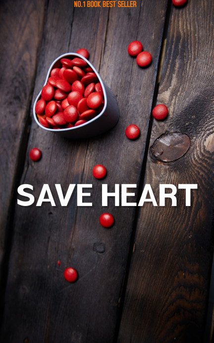 SAVE HEART BOOK TEMPLATE | PosterMyWall