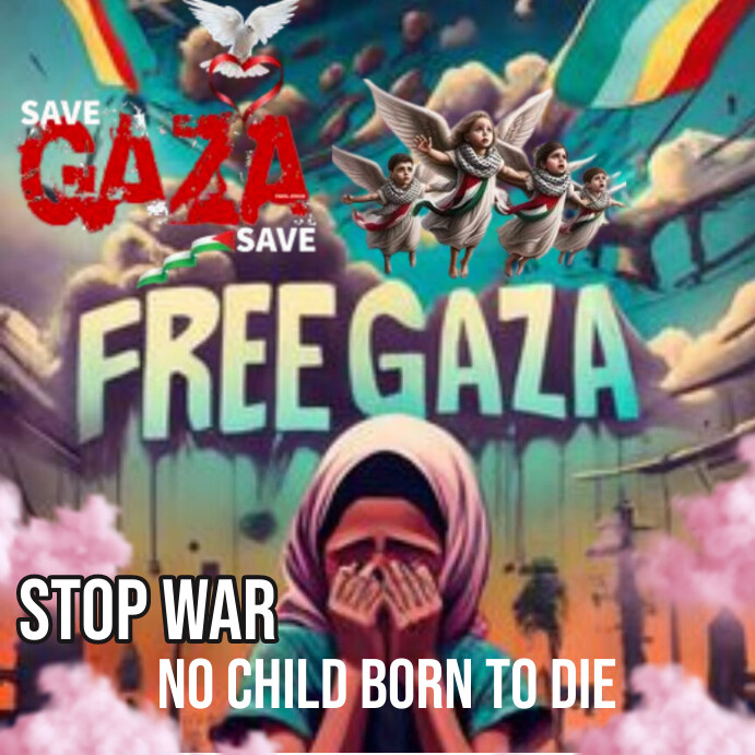 SAVE PALESTINE FLYER | PosterMyWall