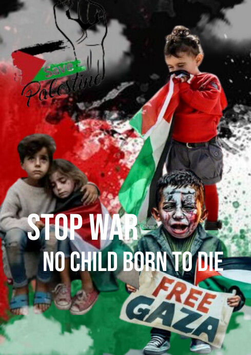 SAVE PALESTINE FLYER Templat | PosterMyWall