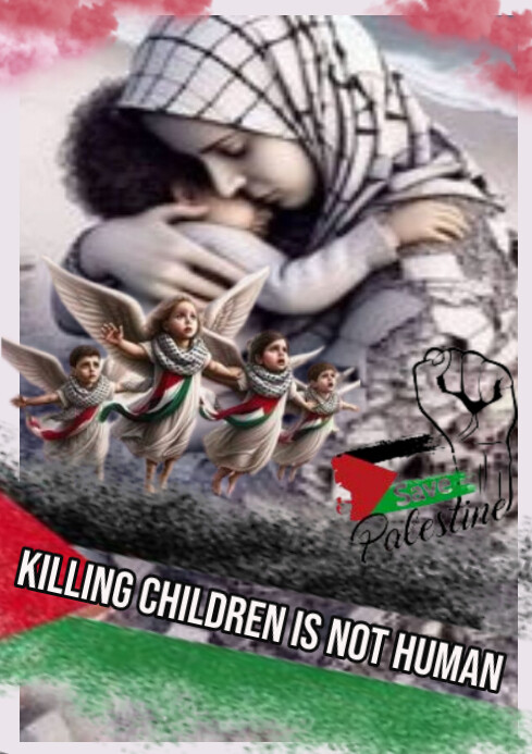 SAVE PALESTINE FLYER Template | PosterMyWall