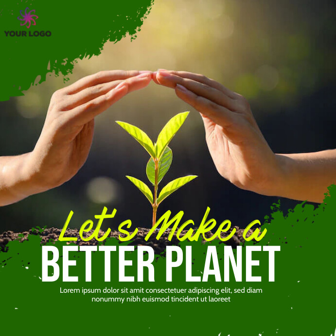 Save plants Template | PosterMyWall