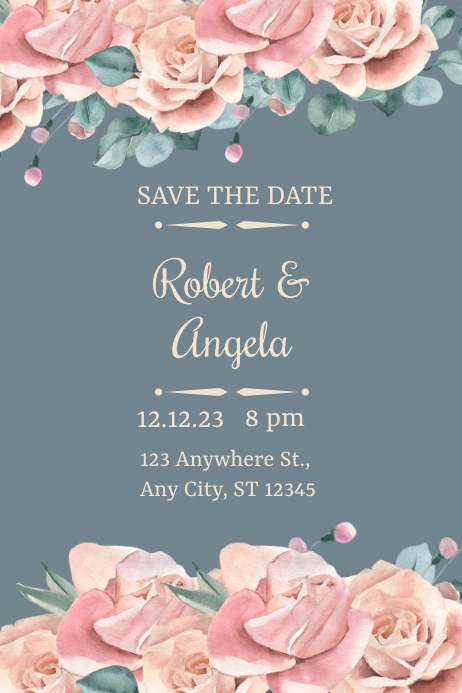 Save the date ..... Template | PosterMyWall