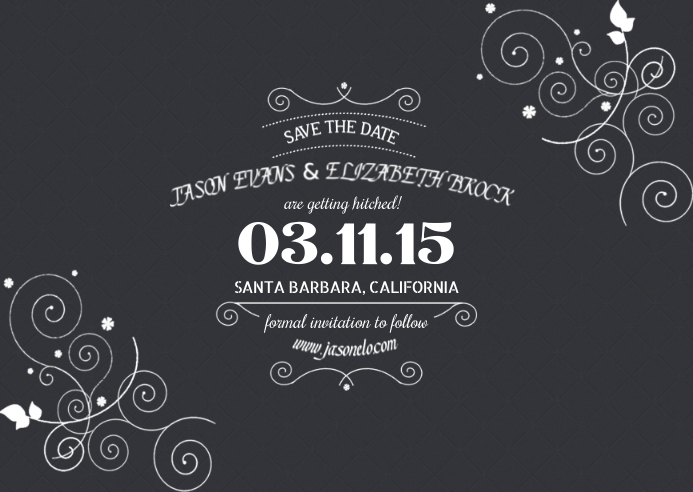 Save The Date Card Template | PosterMyWall