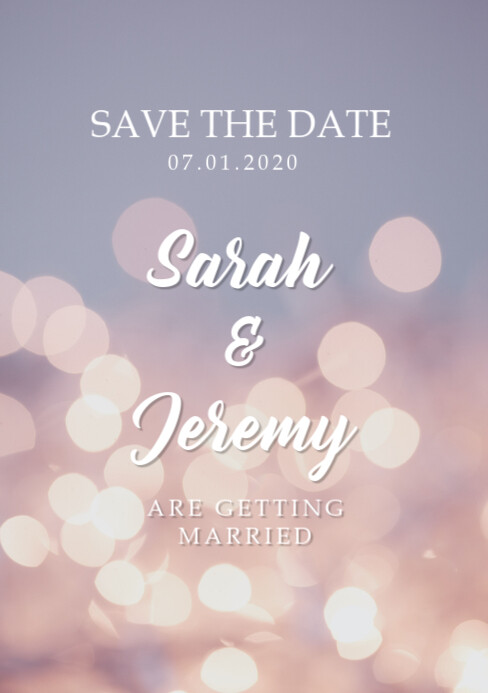 Copy of SAVE THE DATE | PosterMyWall