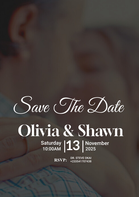 Copy of Save the date | PosterMyWall