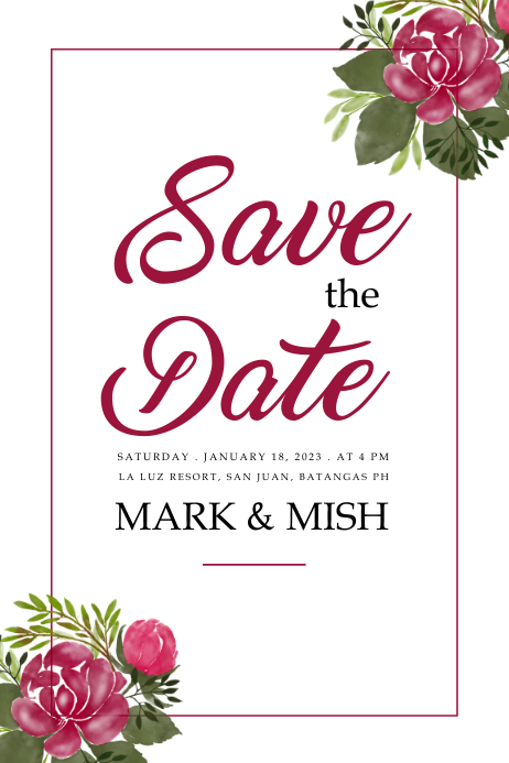 Save the Date Template | PosterMyWall