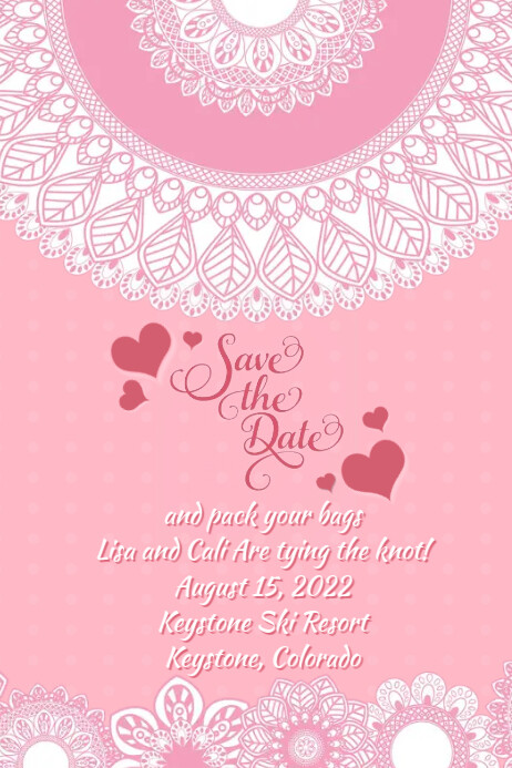 Save The Date Template | PosterMyWall