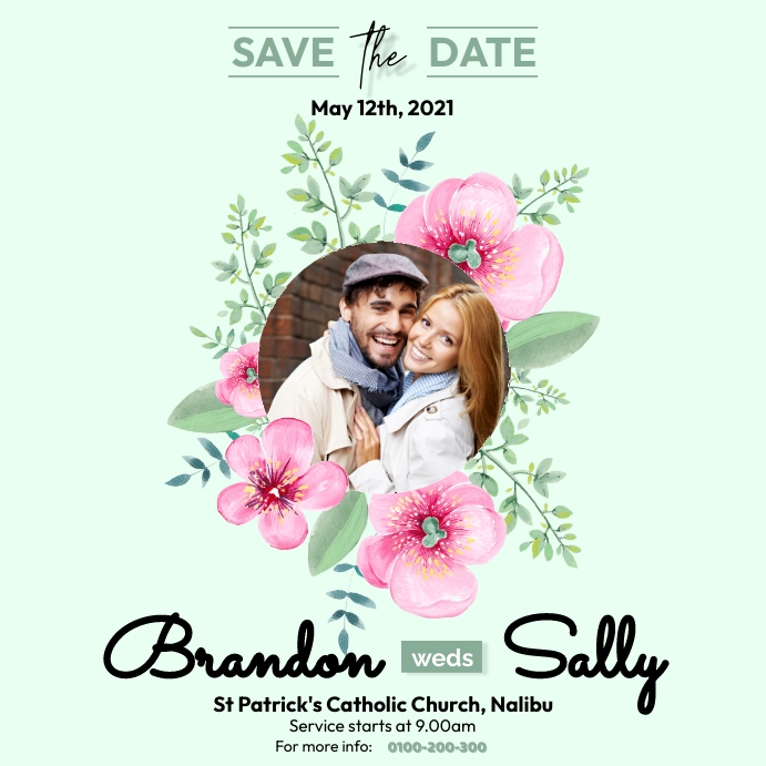 Save the date Template | PosterMyWall
