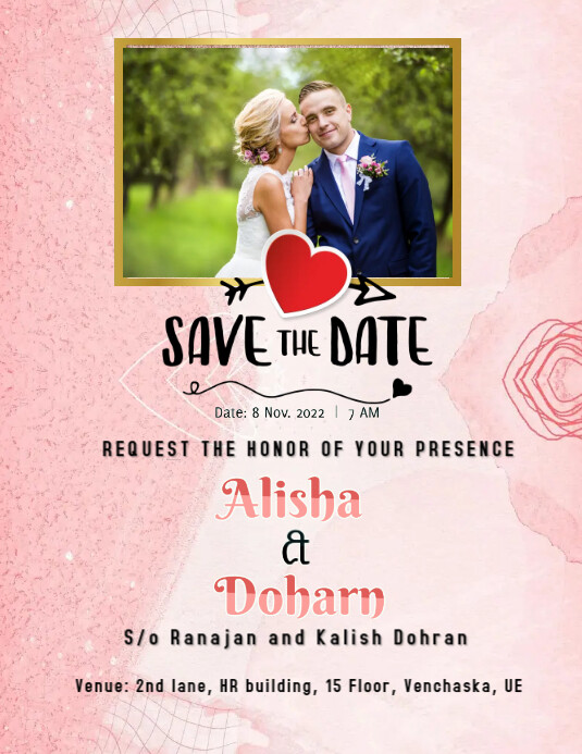 Copy of save the date | PosterMyWall