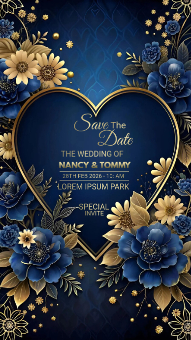 Plantilla de Save the date | PosterMyWall