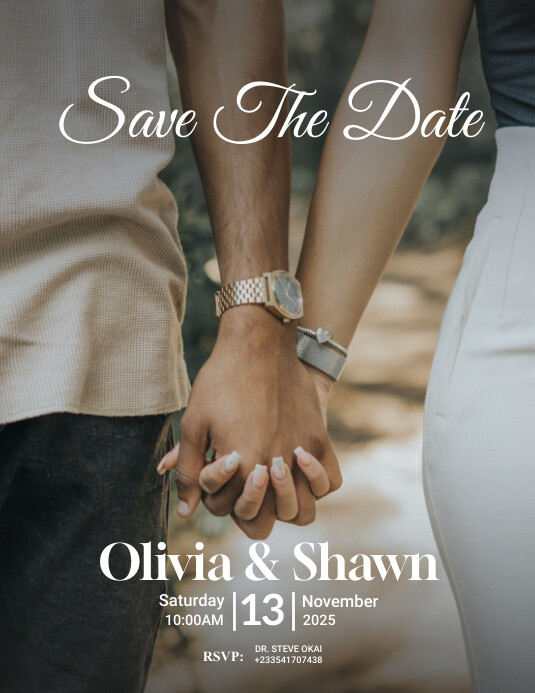 Copy of Save the date | PosterMyWall