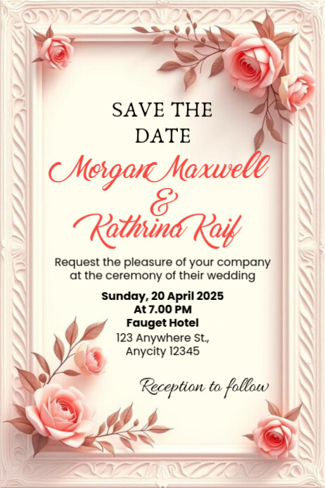 Save The Date Template | PosterMyWall