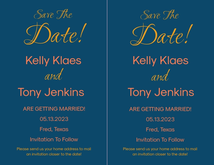 Save The Date Template | PosterMyWall