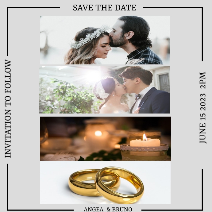 Save the date Template | PosterMyWall