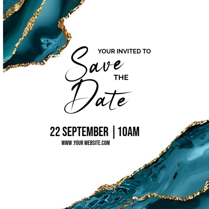 Copy of Save The Date Event Instagram Post | PosterMyWall