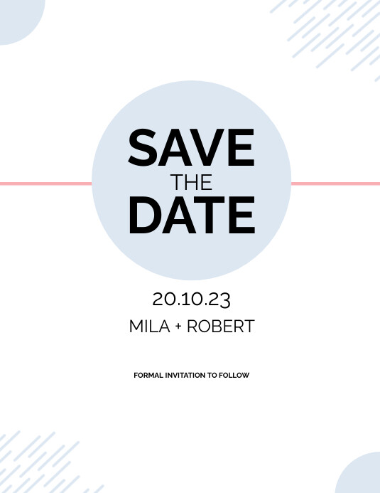 save the date flyer Template | PosterMyWall