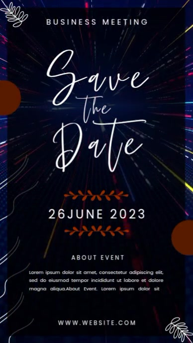 save the date flyer Template | PosterMyWall