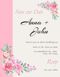 Save The Date Banner Template | PosterMyWall