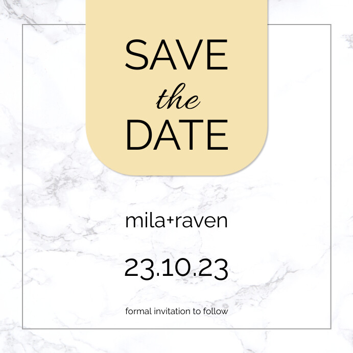 save the date flyer Template | PosterMyWall