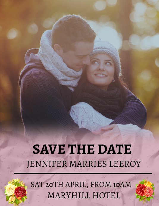 save the date flyer Template | PosterMyWall