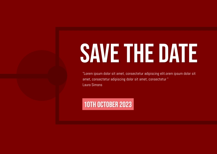 save the date FLYER TEMPLATE | PosterMyWall