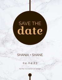 save the date FLYER TEMPLATE | PosterMyWall