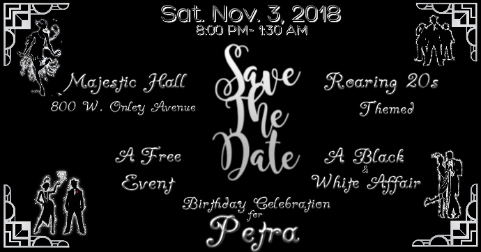 Copy of Save The Date Party Flyer | PosterMyWall