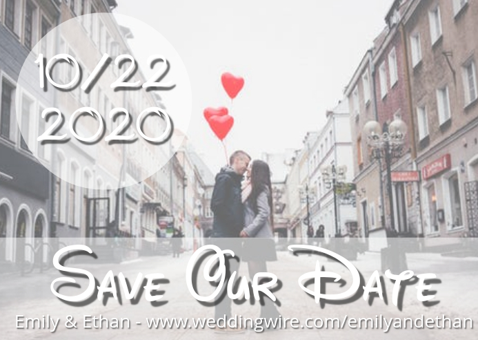 Save the Date Postcard Template | PosterMyWall