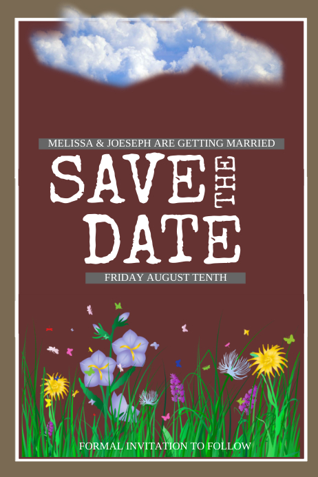 Save the date Template | PosterMyWall