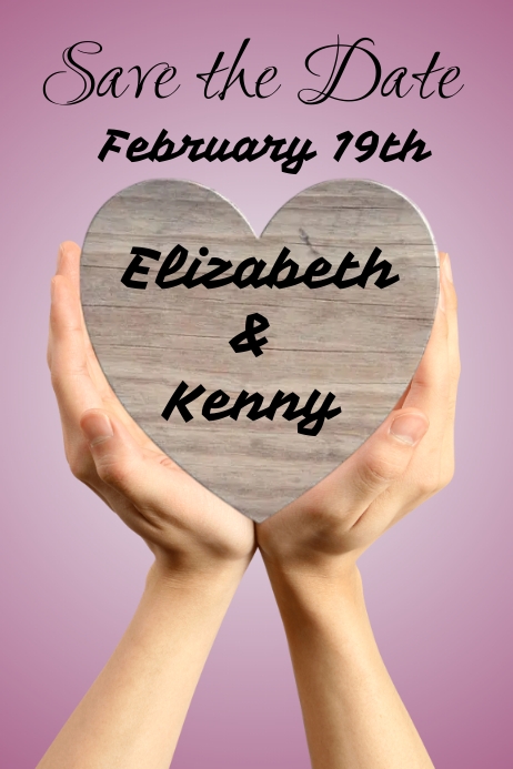 save the date poster template | PosterMyWall