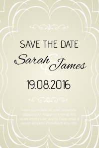Save the Date Party Flyer Template | PosterMyWall