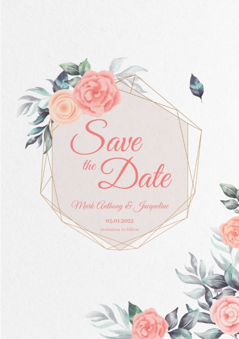 Save The Date Template | PosterMyWall
