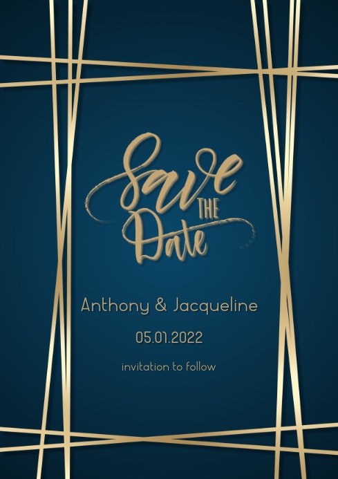 Copy of Save The Date Template | PosterMyWall
