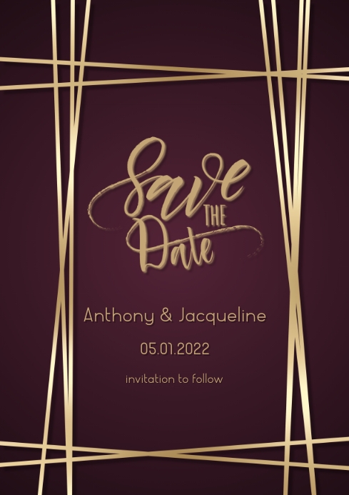 Save The Date Template | PosterMyWall