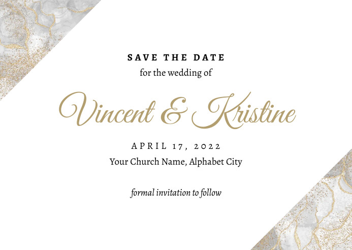 Save The Date Template | PosterMyWall