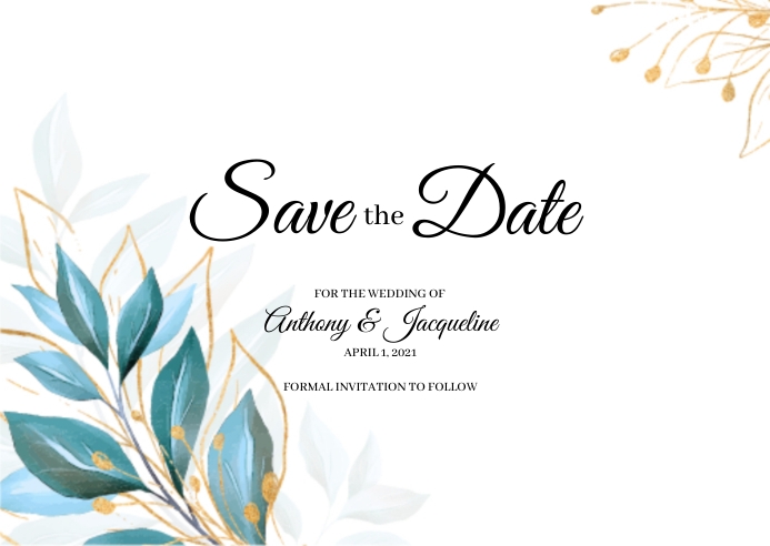 Save the Date Template | PosterMyWall