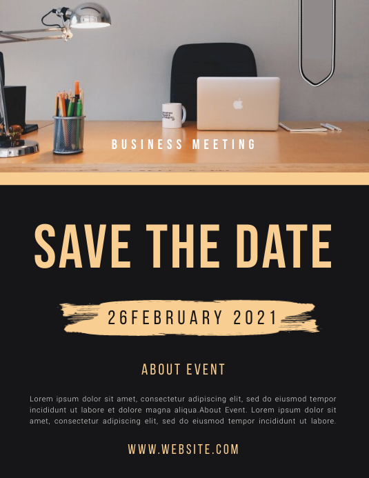 Copy of SAVE THE DATE TEMPLATE | PosterMyWall