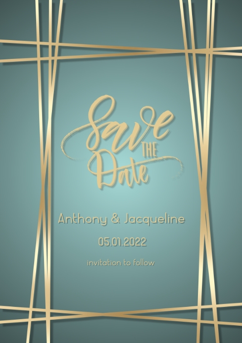 Save The Date Template | PosterMyWall