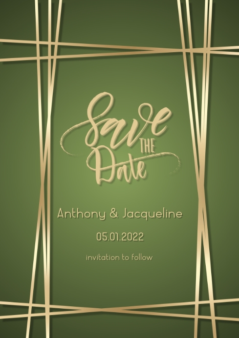 Simpan Brosur Template tanggal | PosterMyWall