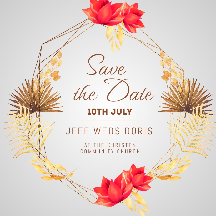 save the date templates | PosterMyWall